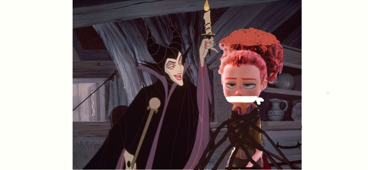 Tulip Captured by Maleficent by jonstallion on DeviantArt