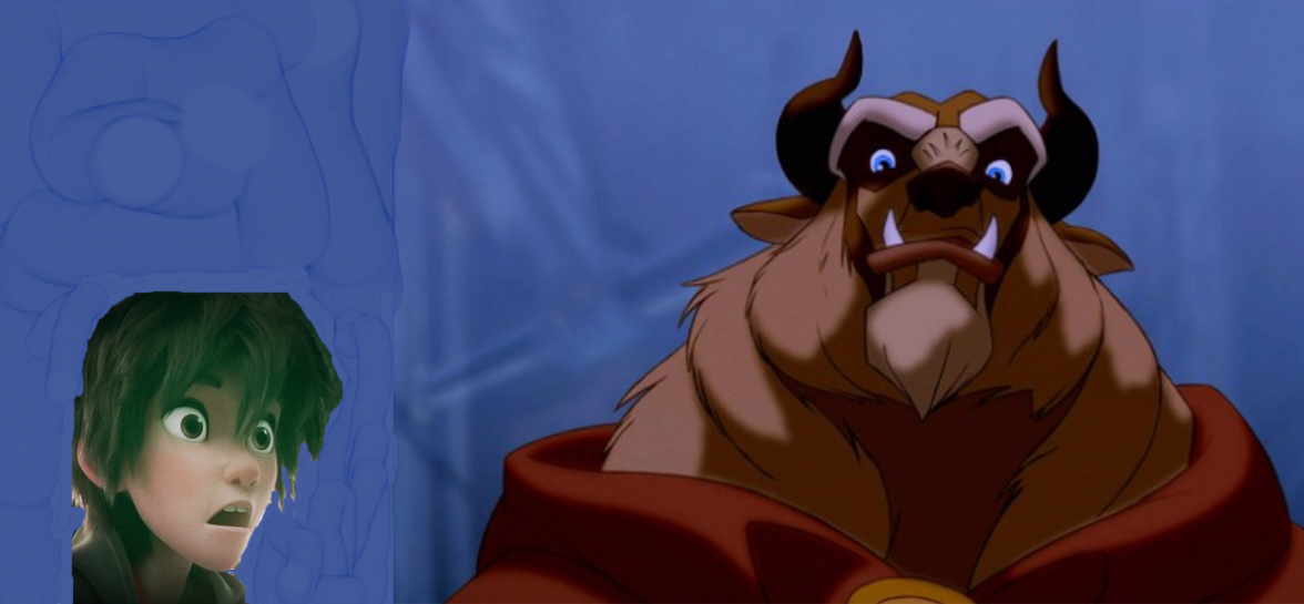 Hiro Hamada Scared of the Beast by jonstallion on DeviantArt