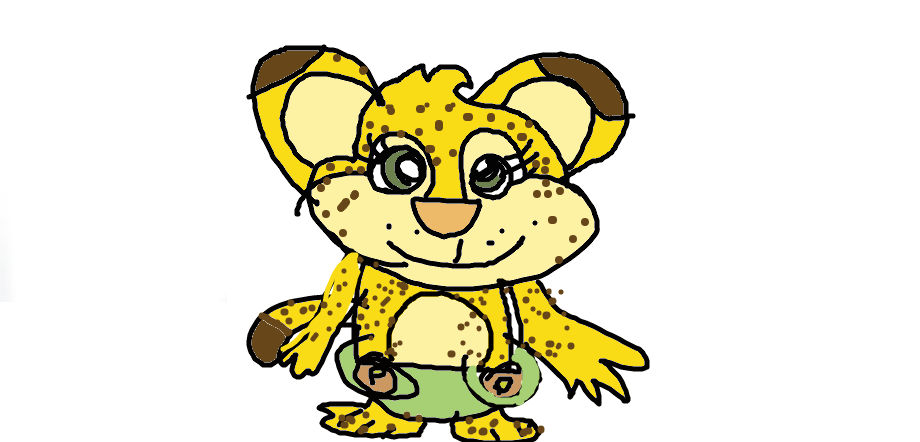 Franny the adorable baby cheetah from Word Party by agostinaisthebest ...
