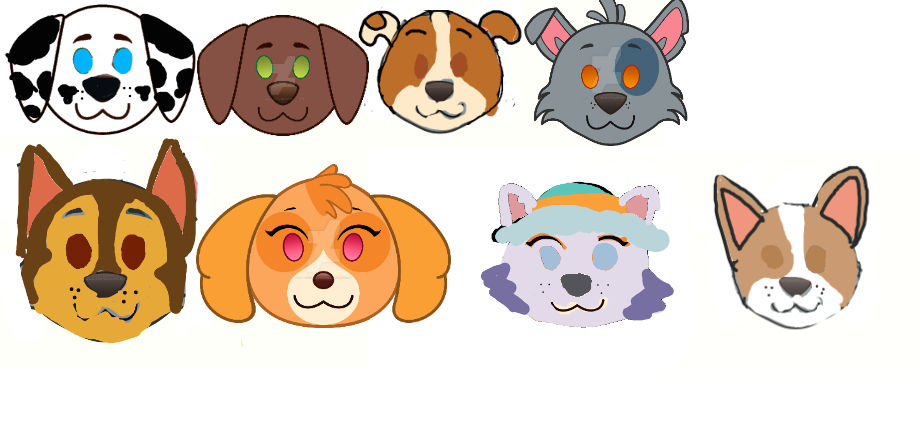 Paw Patrol emojis by agostinaisthebest on DeviantArt