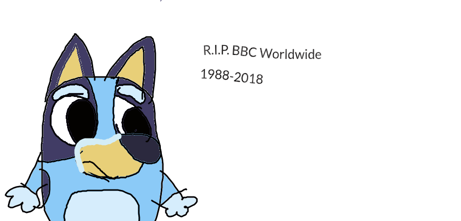 Bluey's tribute to BBC Worldwide by agostinaisthebest on DeviantArt