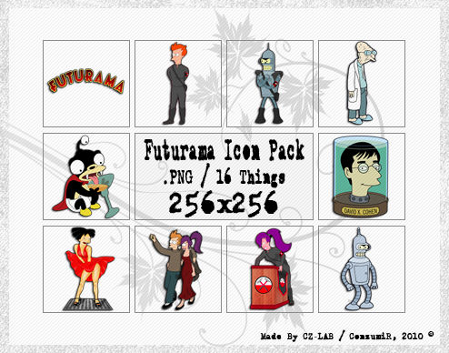 Futurama Icons Pack by conzumir on DeviantArt
