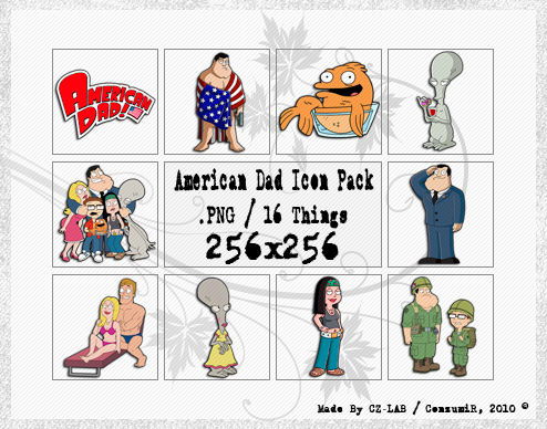 American Dad Icons Pack by conzumir on DeviantArt