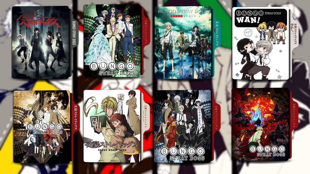 Bungo stray dogs folder icons by lefsjsf on DeviantArt