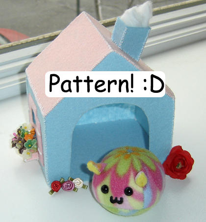 Puggle House Pattern by callykarishokka on DeviantArt