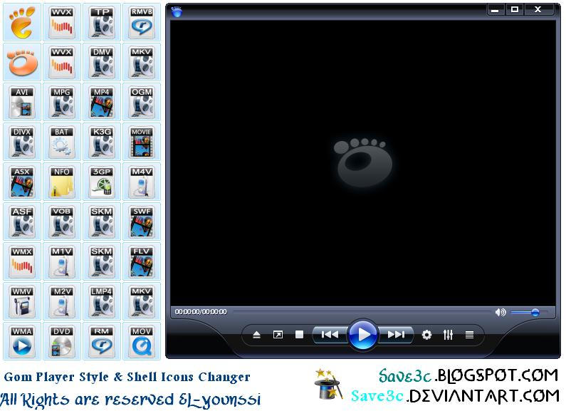 Gom Player Style-Icons Changer by save3c on DeviantArt