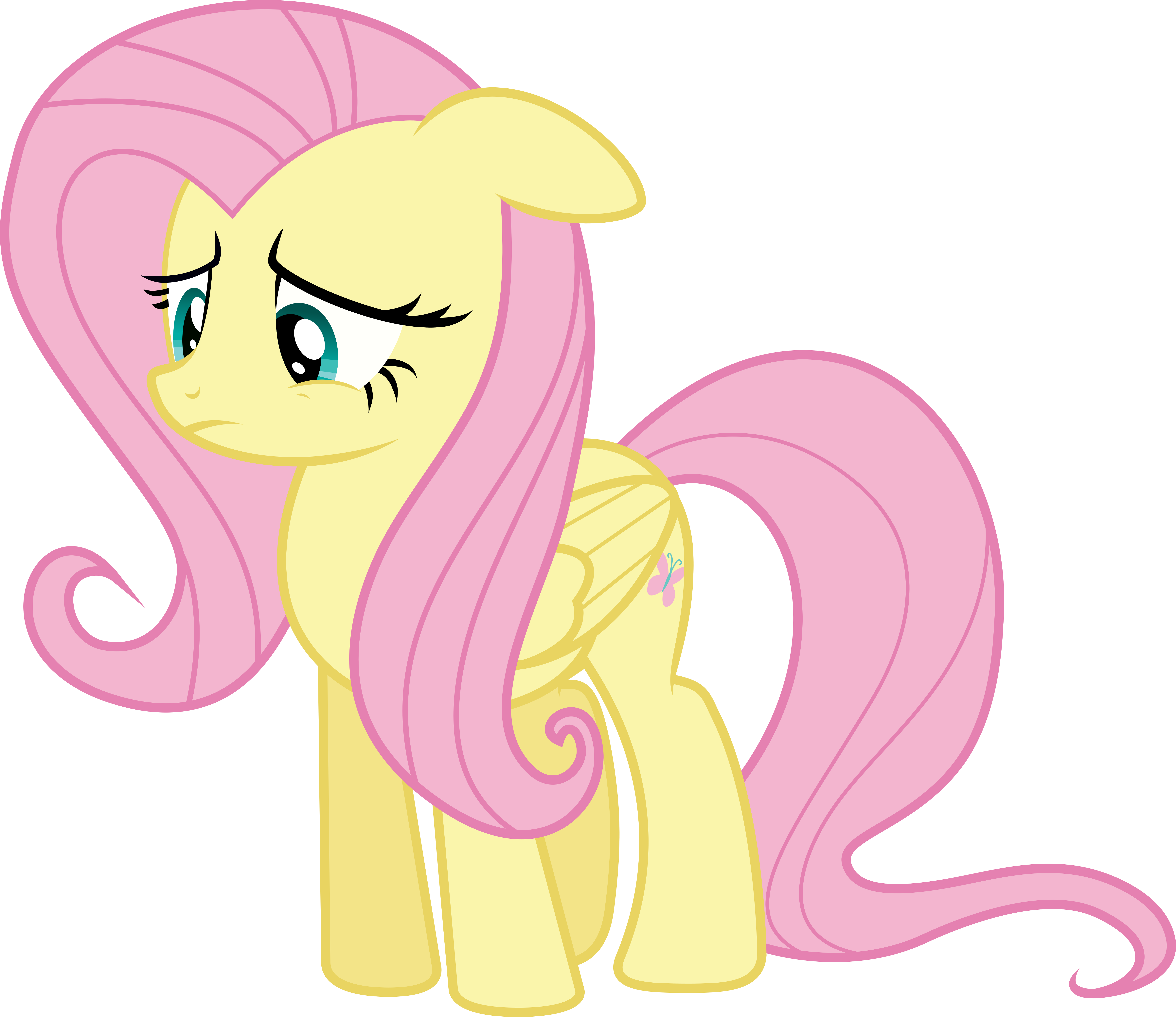 Fluttershy #2 - Vector by Sinkbon on DeviantArt