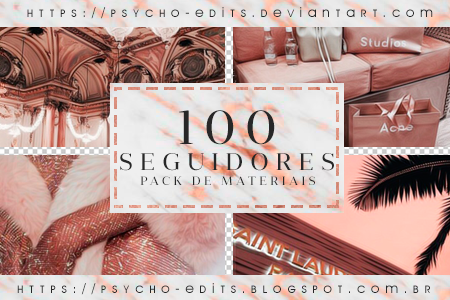 PACK DE 100 SEGUIDORES @ PSYCHO EDITS by psycho-edits on DeviantArt