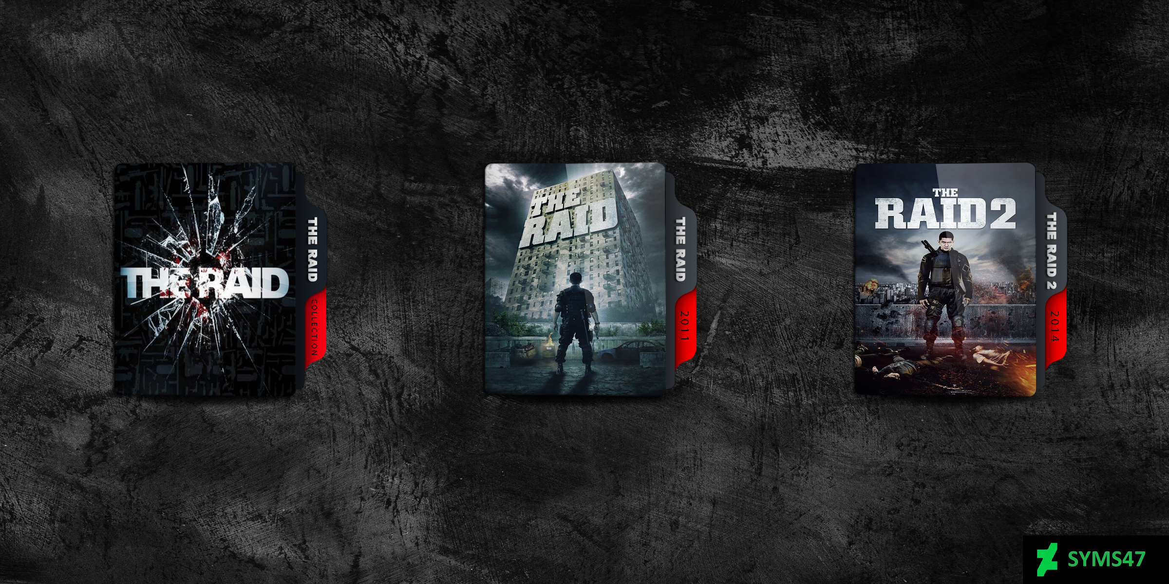 The Raid Movie Collection Pack Folder Icon by syms47 on DeviantArt