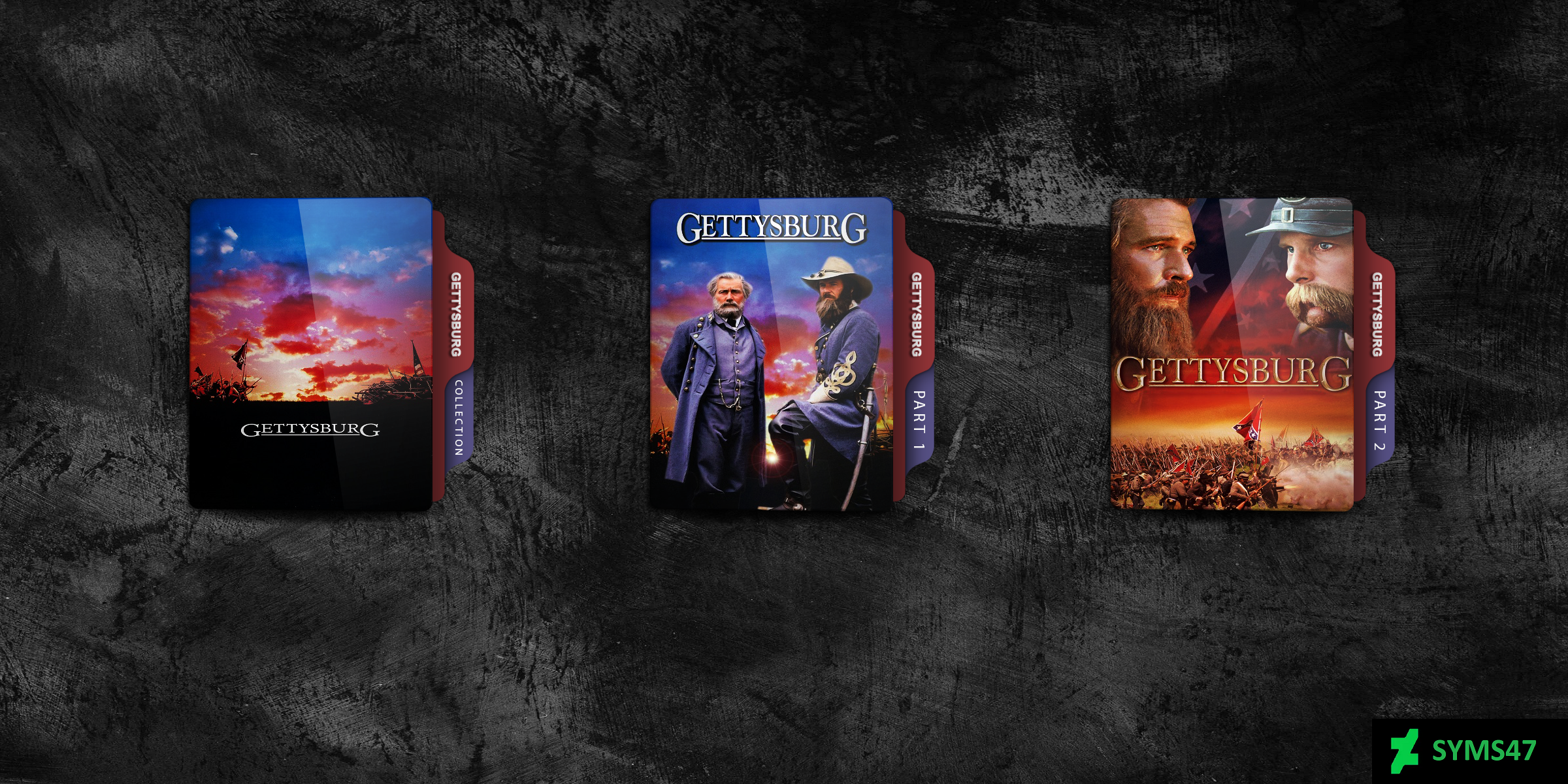 Gettysburg 1993 Movie Collection Folder Icon Pack by syms47 on DeviantArt