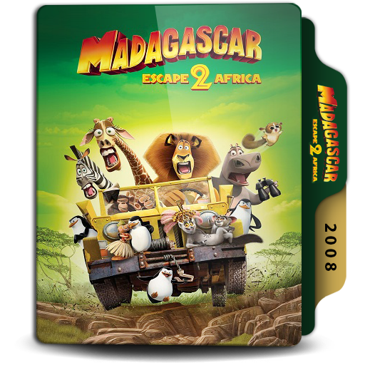 Madagascar Escape 2 Africa 2008 Folder Icon by syms47 on DeviantArt