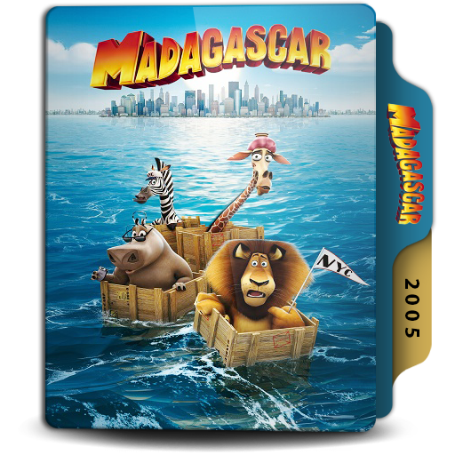 Madagascar 2005 Folder Icon by syms47 on DeviantArt