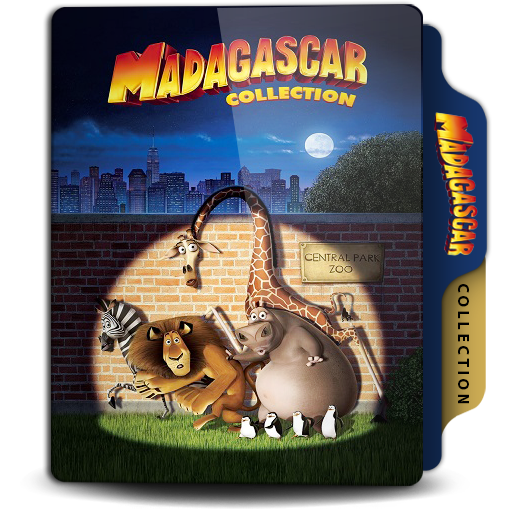 Madagascar Collection Folder Icon by syms47 on DeviantArt