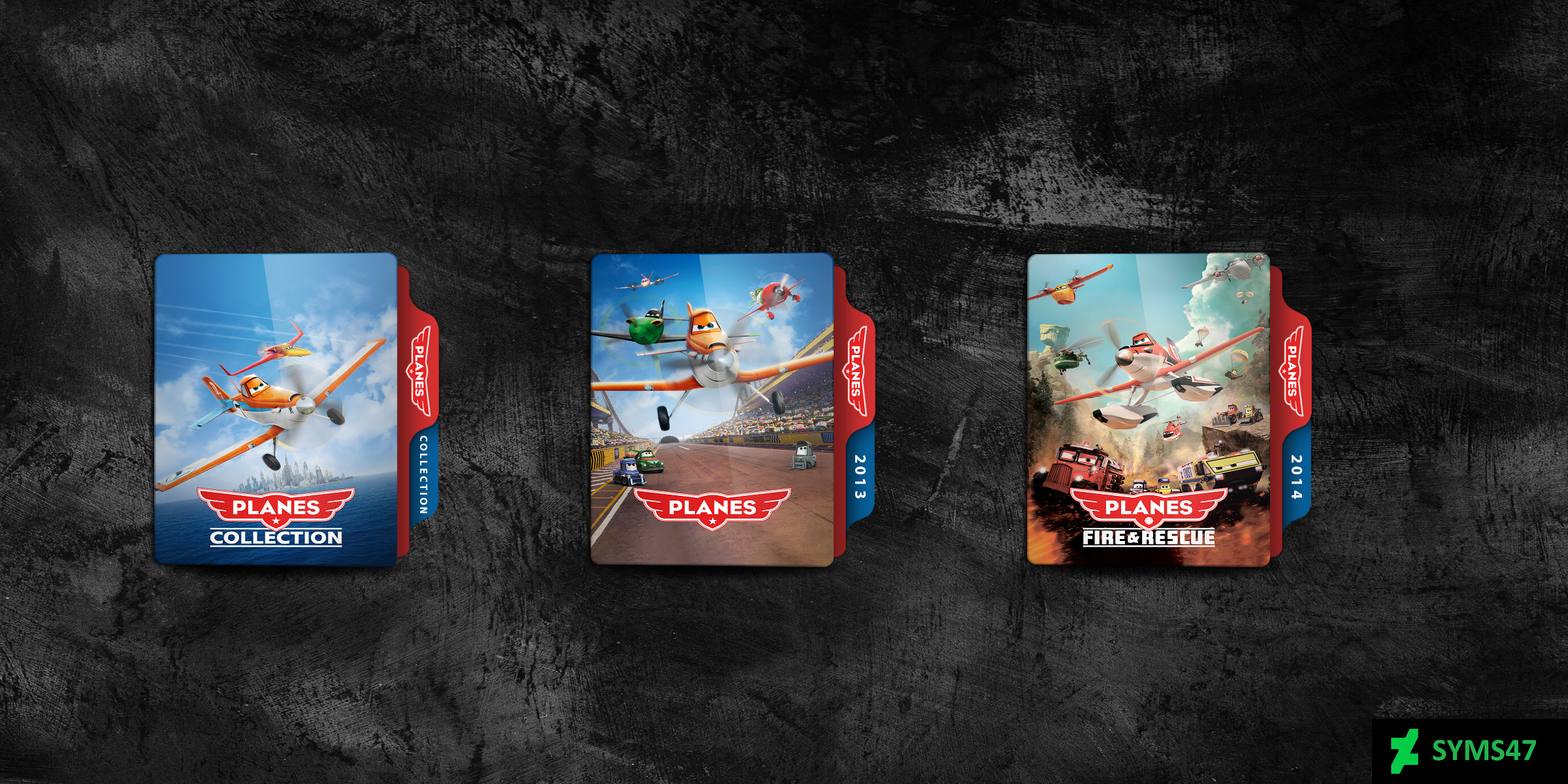 Planes Movies Collection Folder Icon Pack by syms47 on DeviantArt