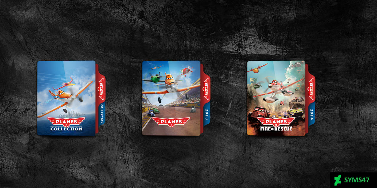Planes Movies Collection Folder Icon Pack by syms47 on DeviantArt