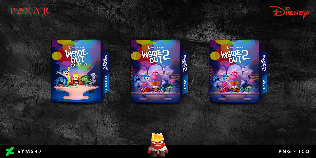 Inside Out Movies Collection Folder Icon Pack by syms47 on DeviantArt