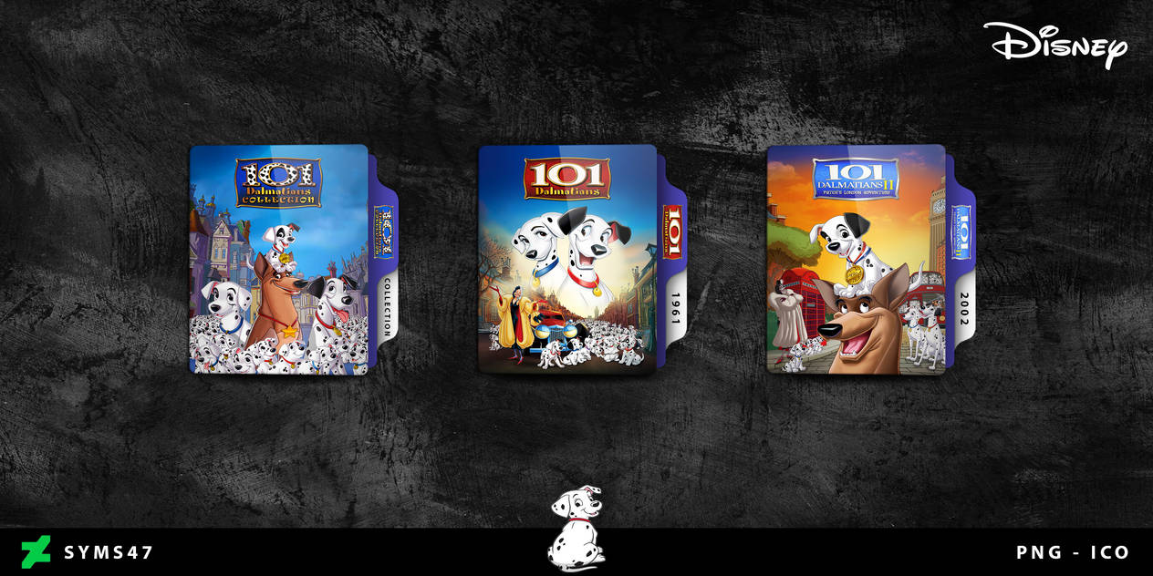 101 Dalmatians Movies Collection Folder Icon Pack by syms47 on DeviantArt