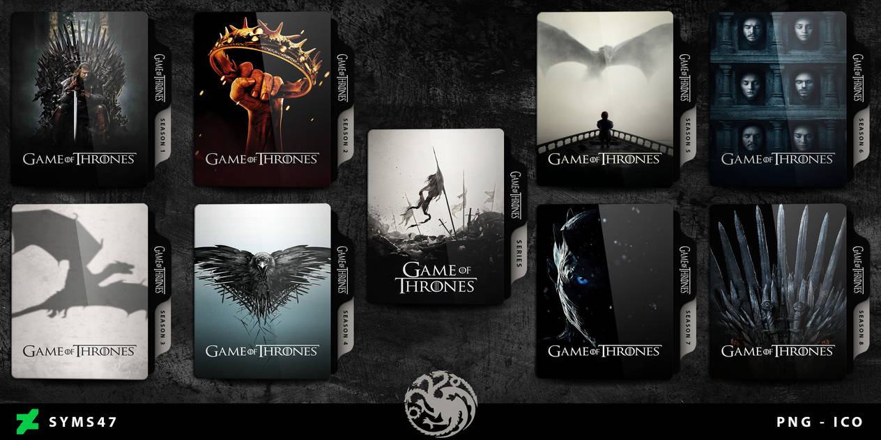 Game of Thrones Series Folder Icon Pack by syms47 on DeviantArt