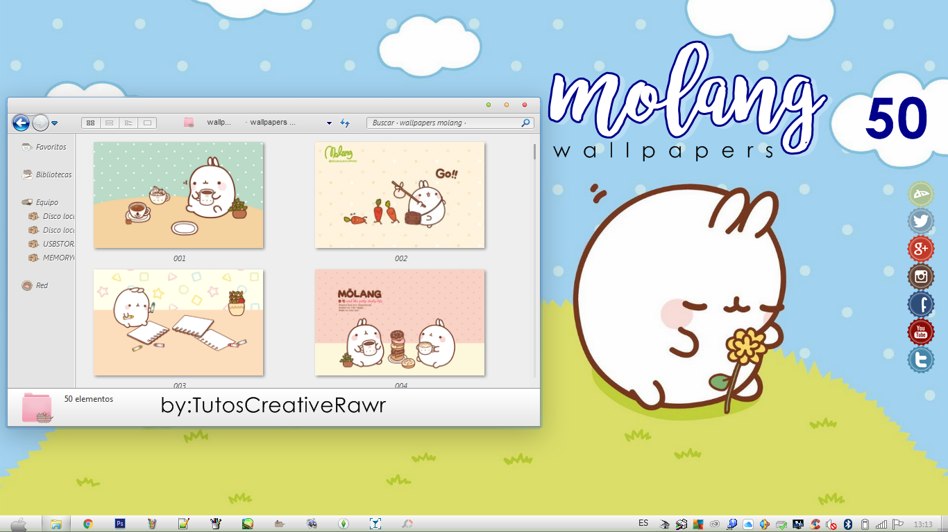 Wallpapers Molang by iTutosCreativeRawr on DeviantArt