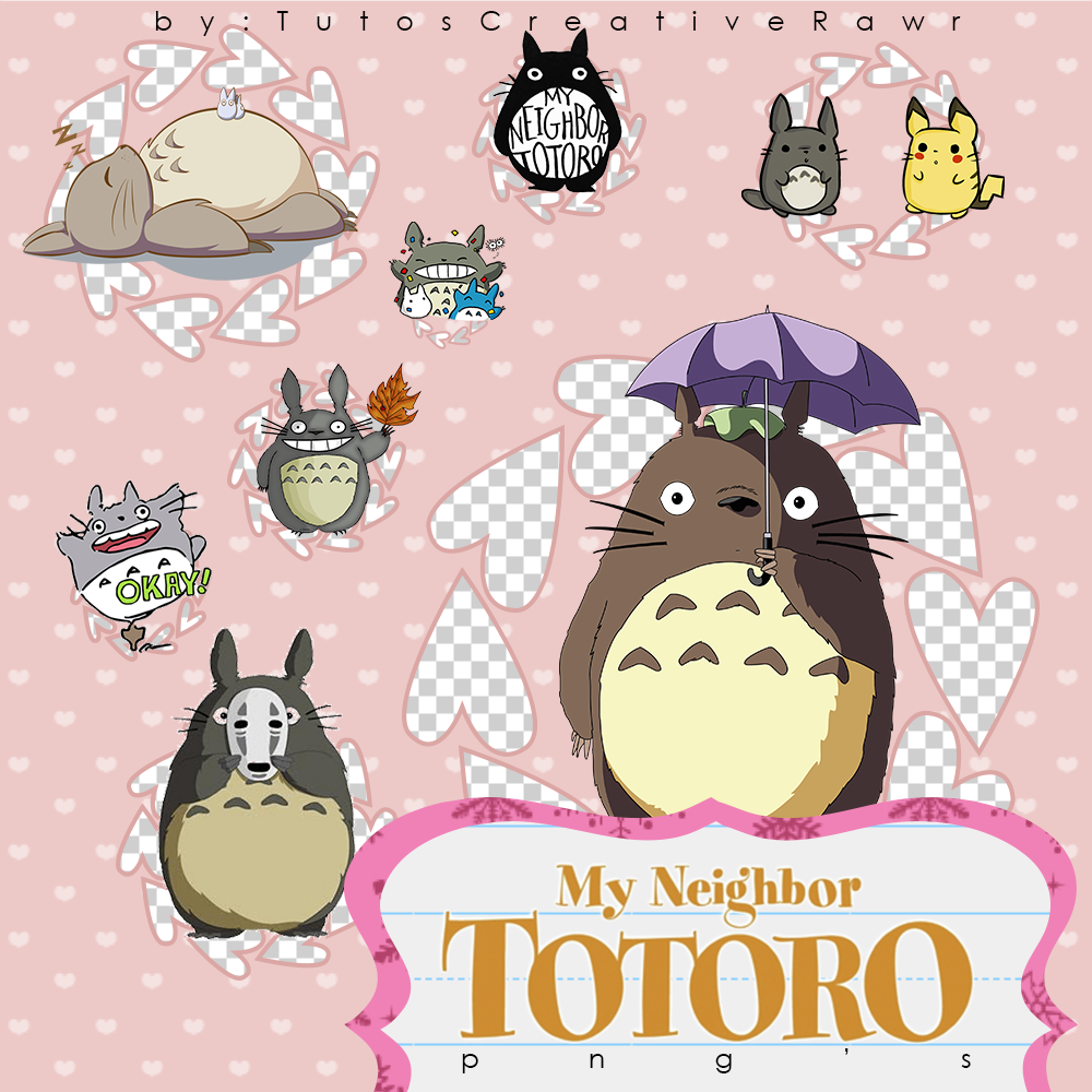 Totoro Png's by iTutosCreativeRawr on DeviantArt
