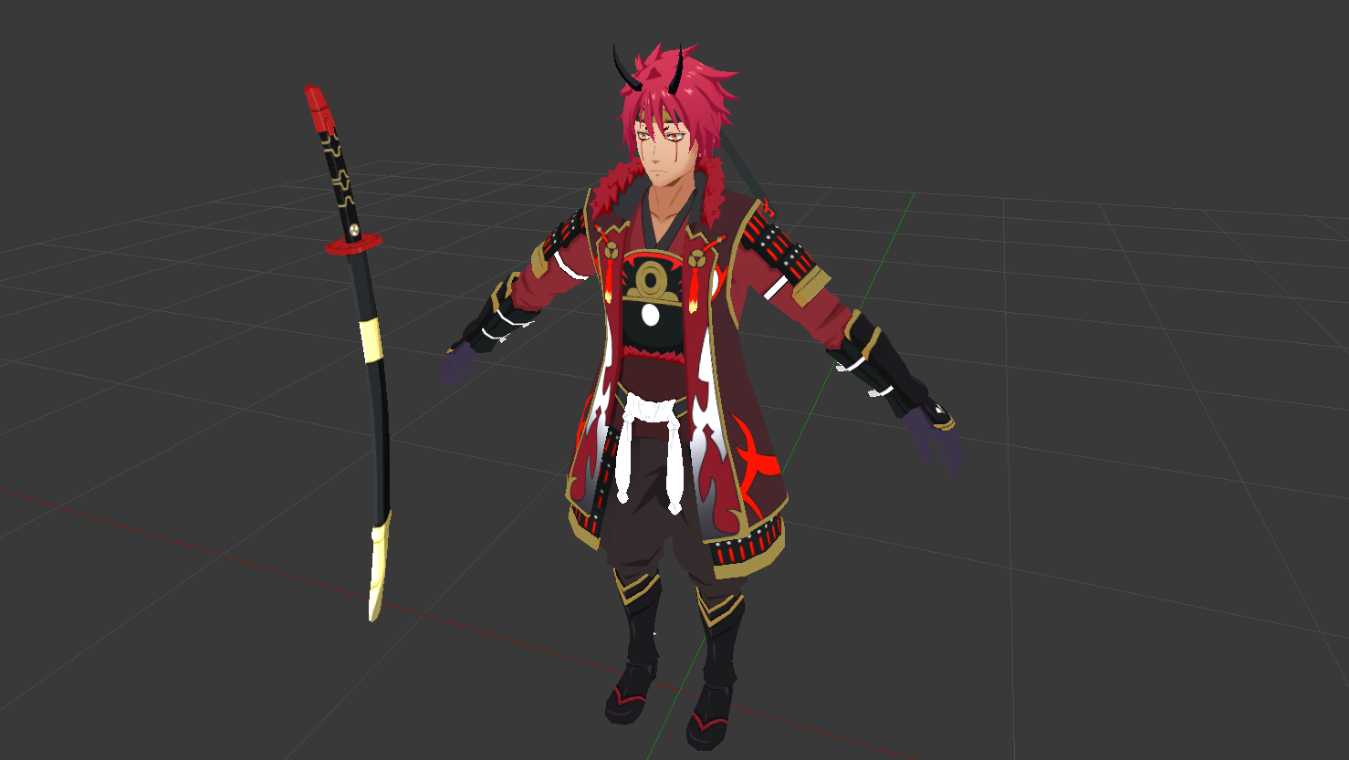 Benimaru Armor from SLIME - ISEKAI Memories by Strifffe on DeviantArt