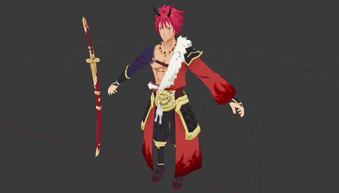 Benimaru Kijin HighRank from SLIME - ISEKAI Memori by Strifffe on DeviantArt