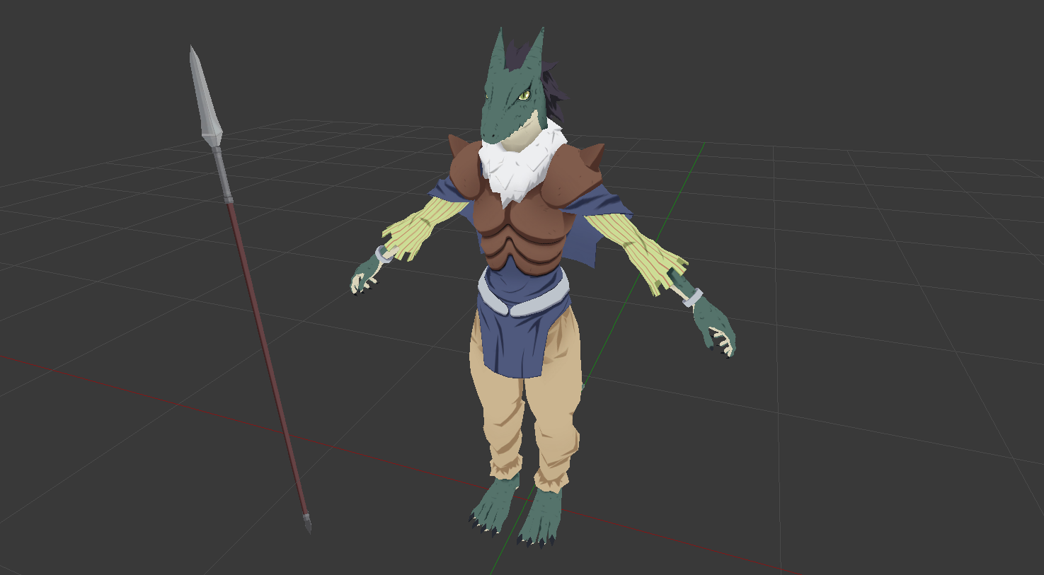 Gabiru FBX Before from SLIME - ISEKAI Memories by Strifffe on DeviantArt