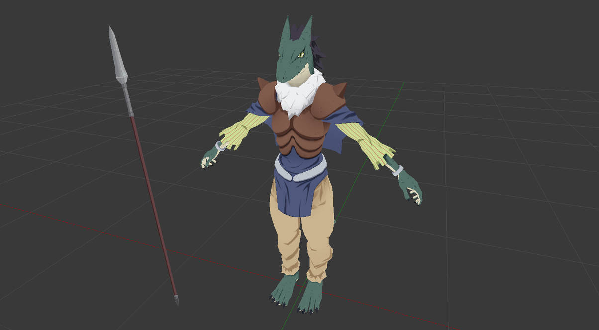 Gabiru FBX Before from SLIME - ISEKAI Memories by Strifffe on DeviantArt