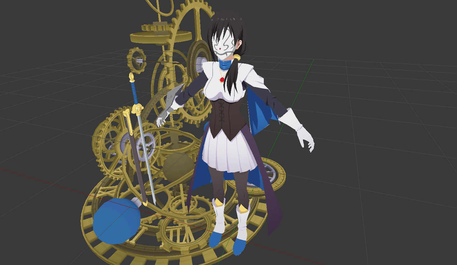 Masked Hero from SLIME - ISEKAI Memories FBX by Strifffe on DeviantArt
