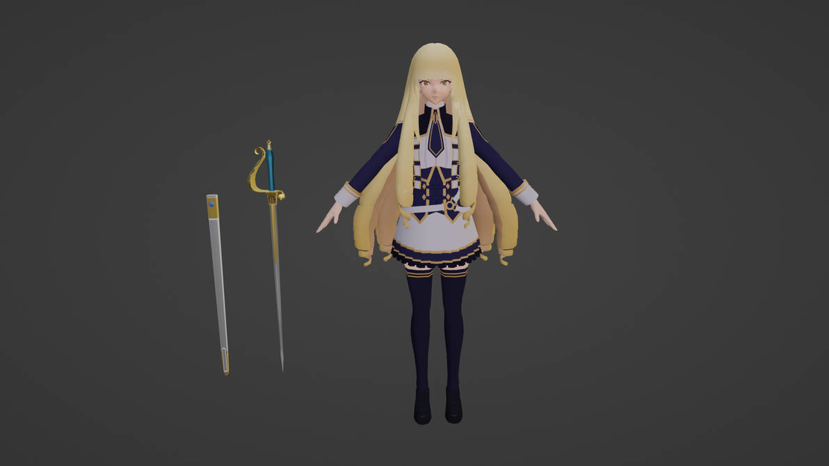Rose Oriana FBX The Eminence in Shadow RPG by Strifffe on DeviantArt