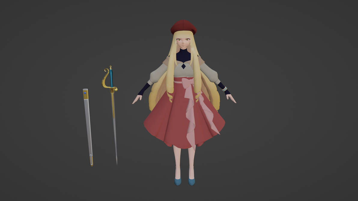 Rose Oriana Casual FBX The Eminence in Shadow RPG by Strifffe on DeviantArt