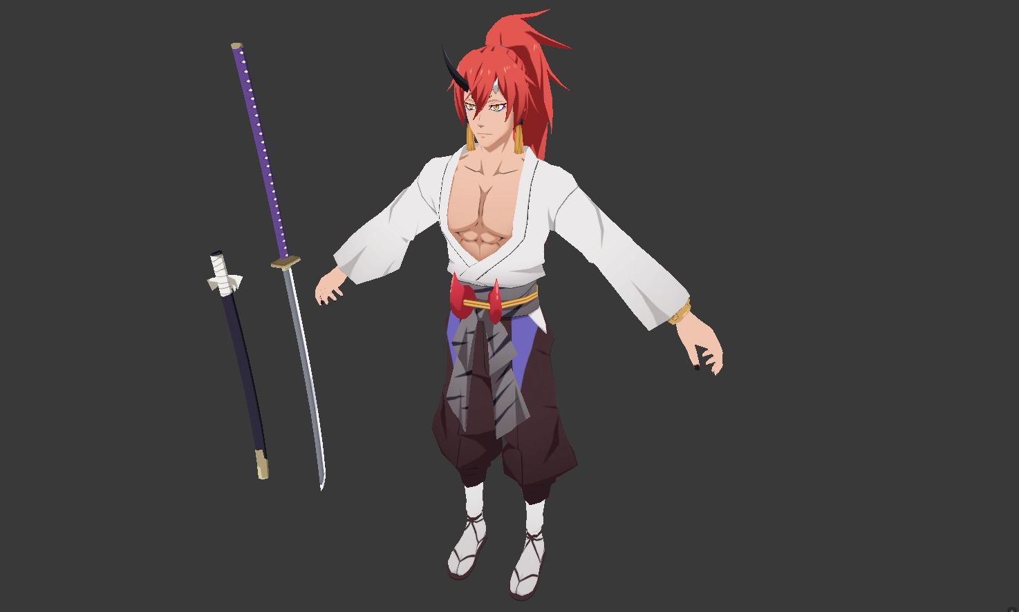 Hiiro FBX from SLIME - ISEKAI Memories by Strifffe on DeviantArt