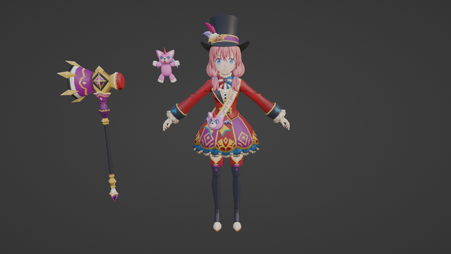 Milim Festive FBX from SLIME - ISEKAI Memories by Strifffe on DeviantArt
