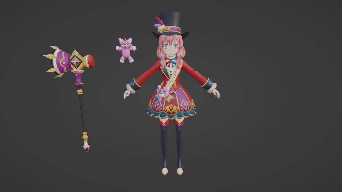 Milim Festive FBX from SLIME - ISEKAI Memories by Strifffe on DeviantArt