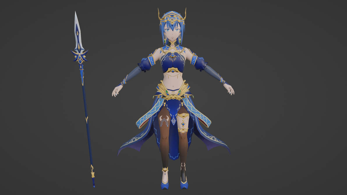 Rain HighDemon FBX from SLIME - ISEKAI Memories by Strifffe on DeviantArt