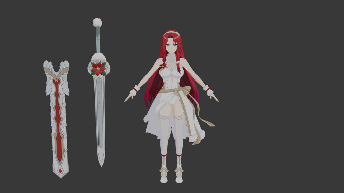 Iris Midgar Christmas FBX TheEminence inShadow RPG by Strifffe on ...