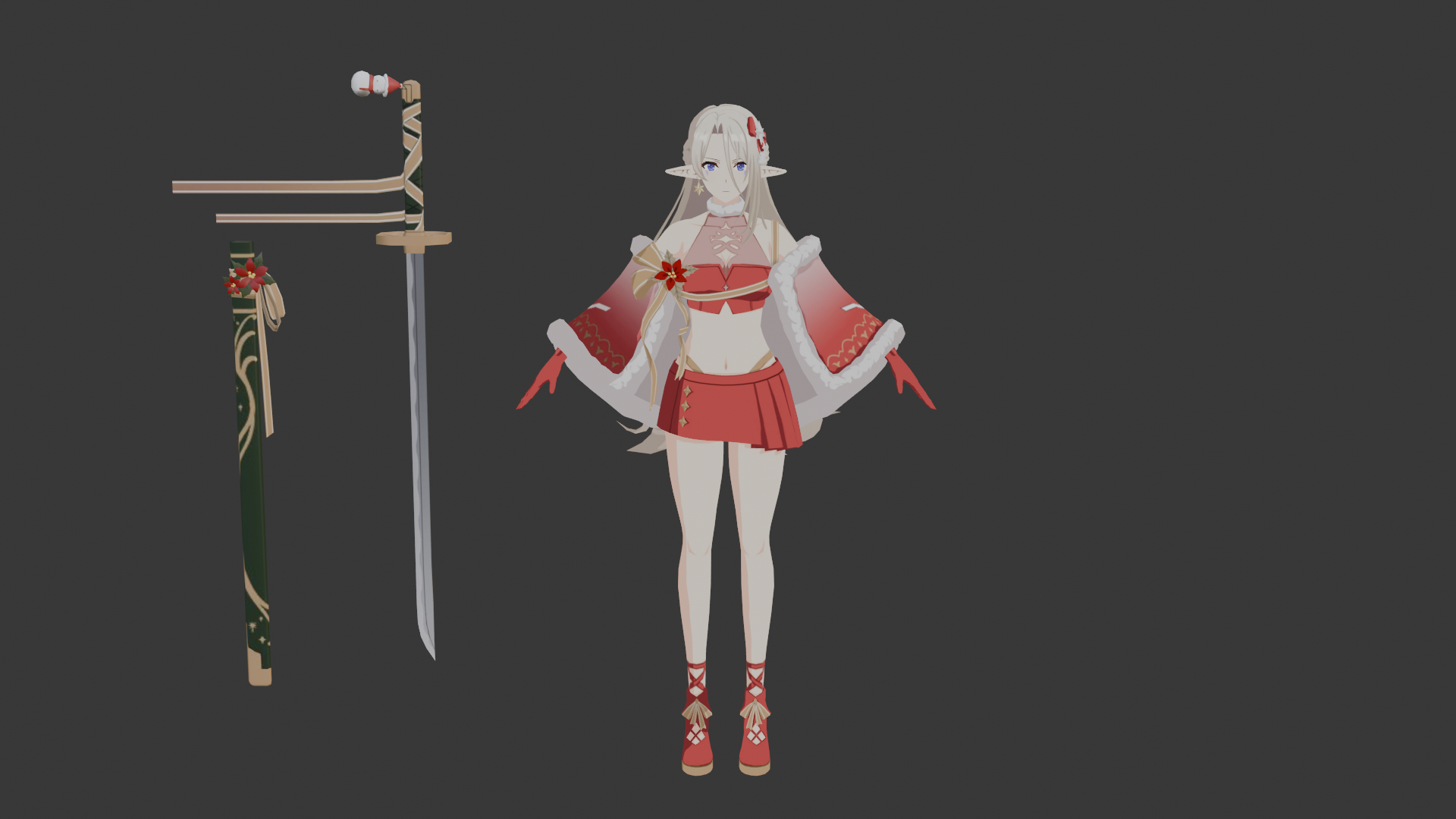 Beatrix Christmas FBX The Eminence in Shadow RPG by Strifffe on DeviantArt