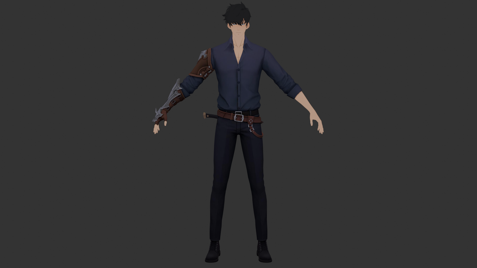 Sung Jinwoo Rank B FBX from Solo Leveling Arise by Strifffe on DeviantArt