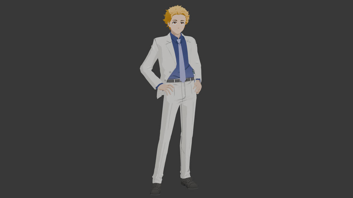 Akihiko Nirei 4 FBX Wind Breaker by Strifffe on DeviantArt