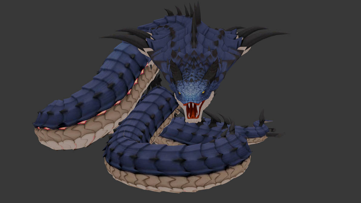 Blue Poison Fang Rasaka BossFBX from Solo Leveling by Strifffe on ...