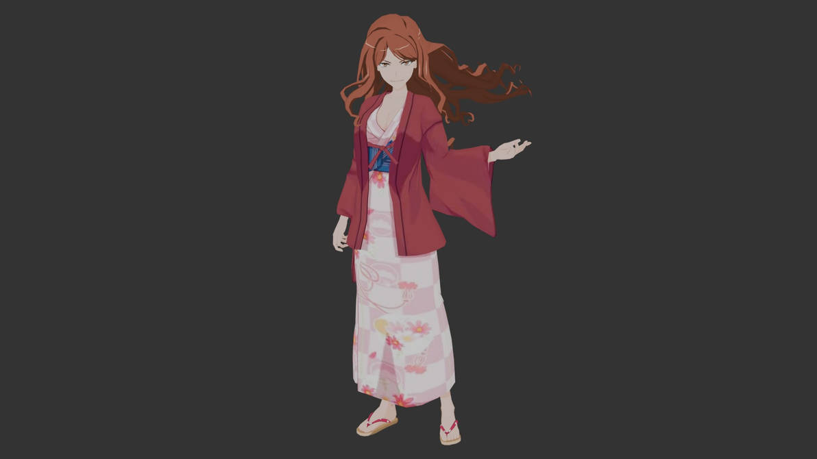 Mugino Shizuri Kimono FBX Toaru Majutsu No Index by Strifffe on DeviantArt
