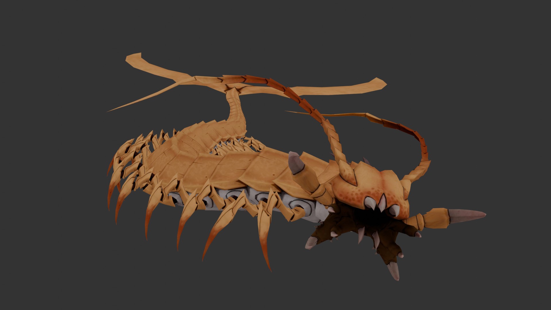 Giant Desert Centipede FBX from SoloLeveling Arise by Strifffe on ...