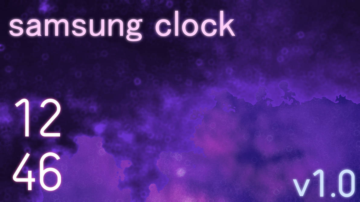 Samsung Clock v1.0 by ant20000 on DeviantArt