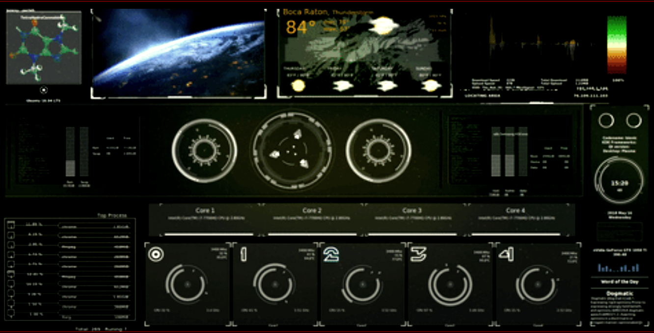 SciFi Conky HUD-master by SandSux on DeviantArt