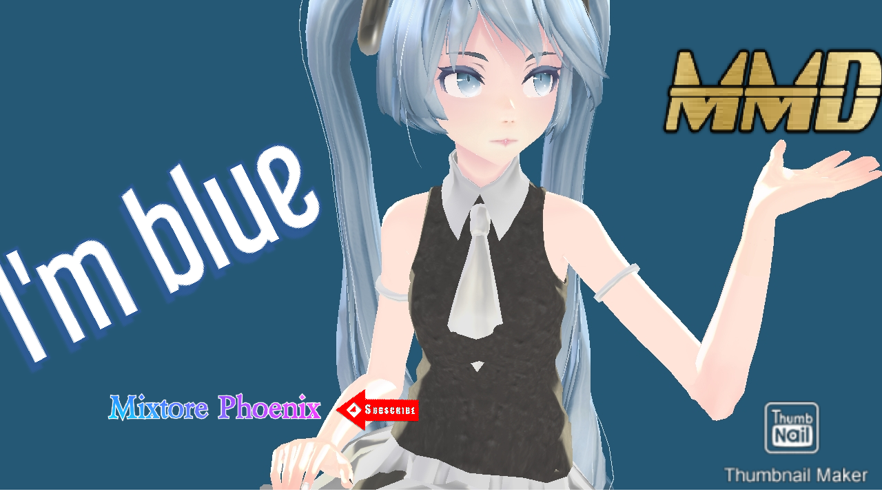 I'm blue MMd motion by parkferami on DeviantArt