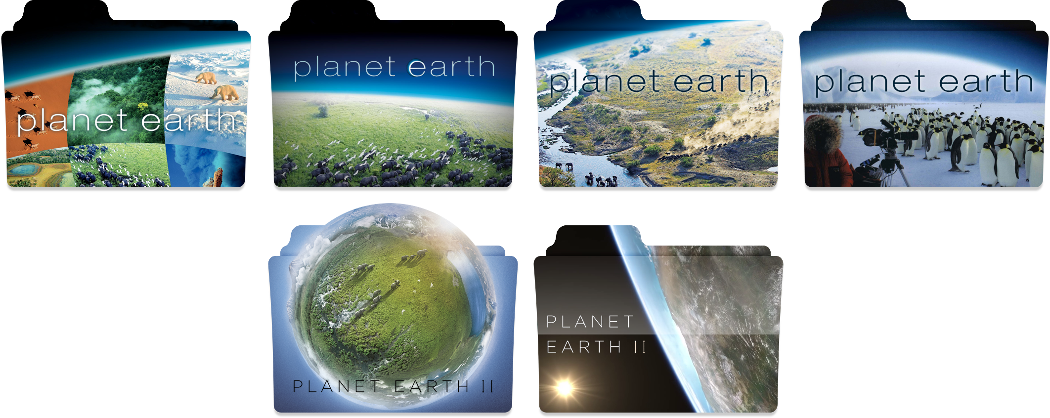 Planet Earth 1+2 folder icon by ouyang0349om on DeviantArt