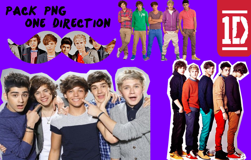 Pack PNG One Direction by Beeleenxd on DeviantArt
