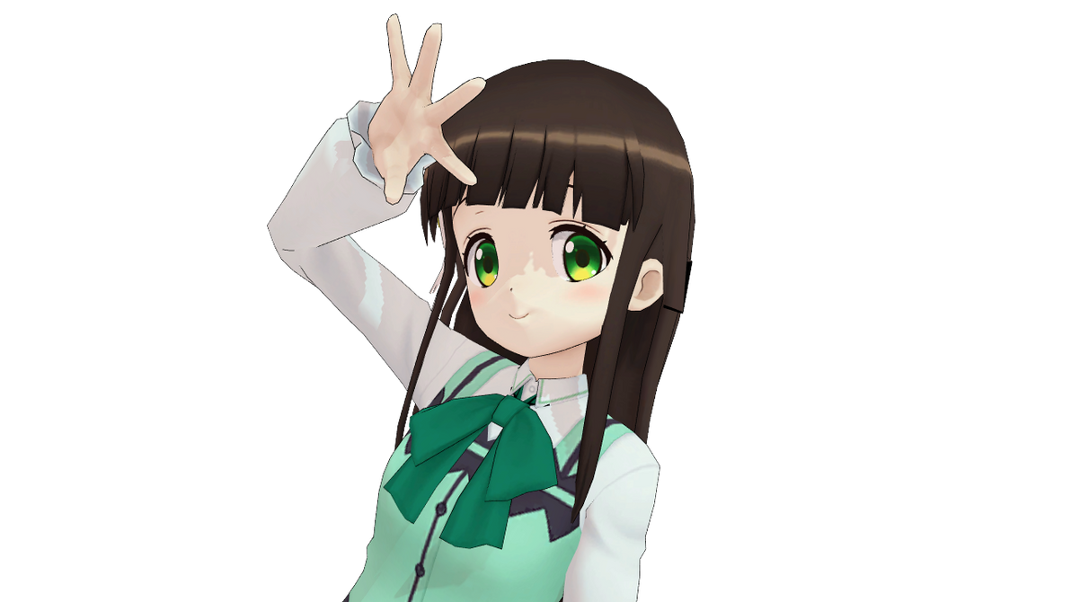 (MMD Model) Chiya Ujimatsu Model DL by kappa19-2000 on DeviantArt