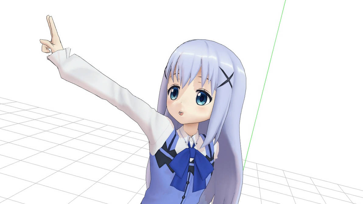 (MMD Model) Chino Kafu Model DL by kappa19-2000 on DeviantArt