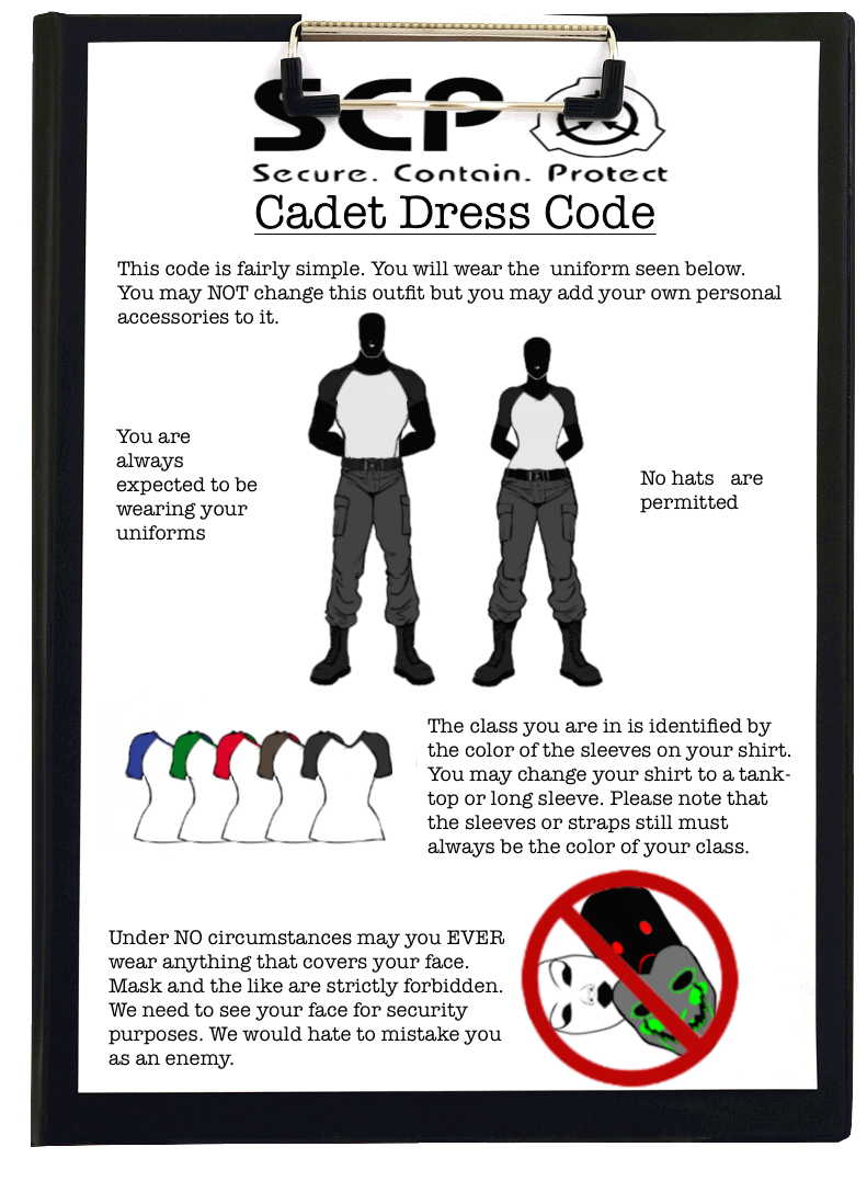 SCP Cadet Dress Code by E3TV on DeviantArt